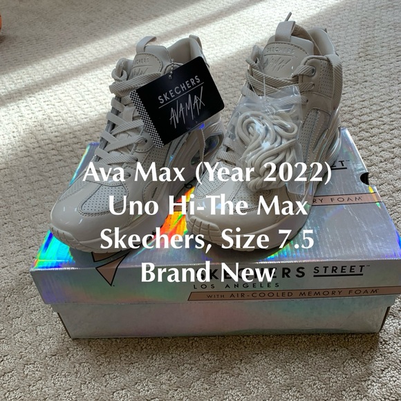 Ava Max | Shoes | Ava Max Limited Edition Uno Hi Skechers 75 | Poshmark